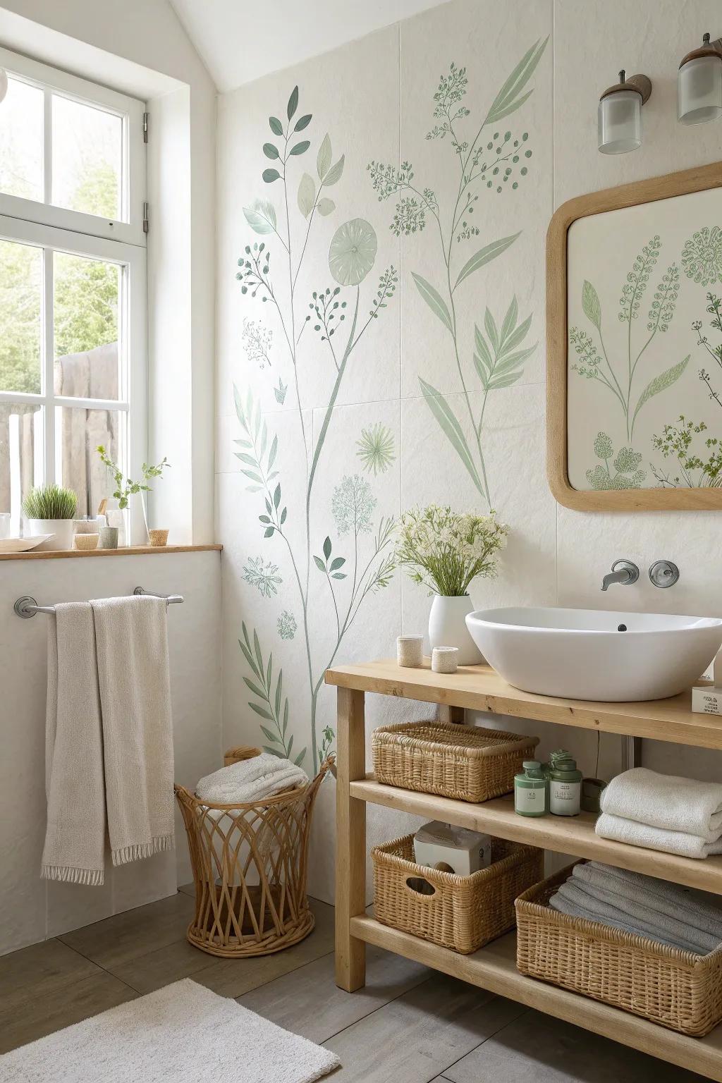 16+ Stylish Wall Decals for Bathroom Ideas - Heatherlight