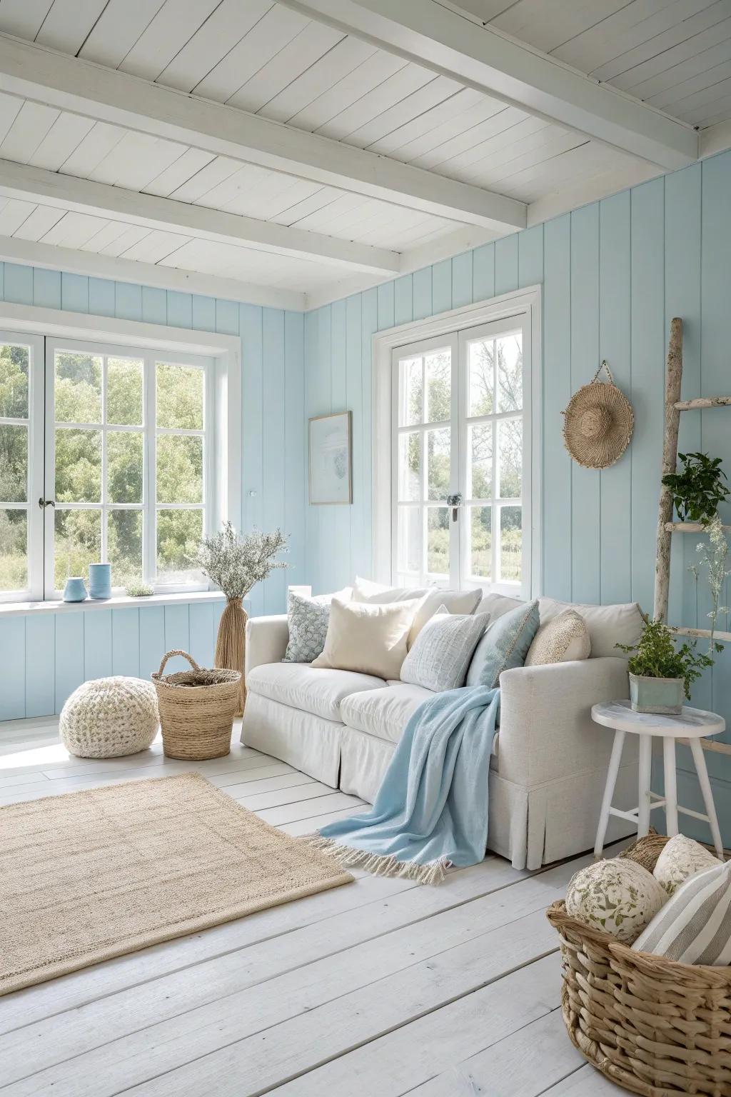 19+ Inspiring Light Blue Room Decor Ideas - Heatherlight